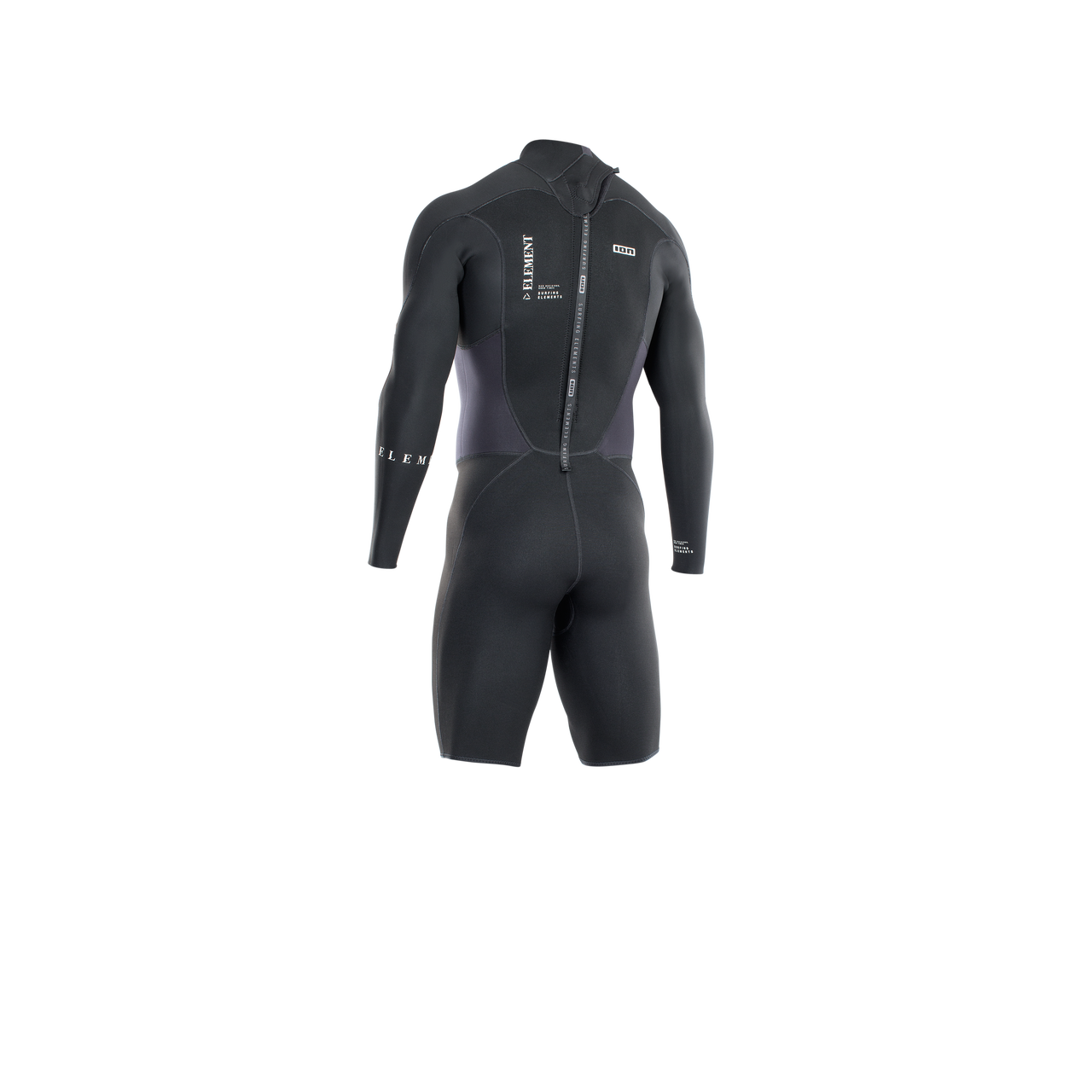 Men Wetsuit Element 2/2 Shorty Longsleeve Back Zip | ION Water