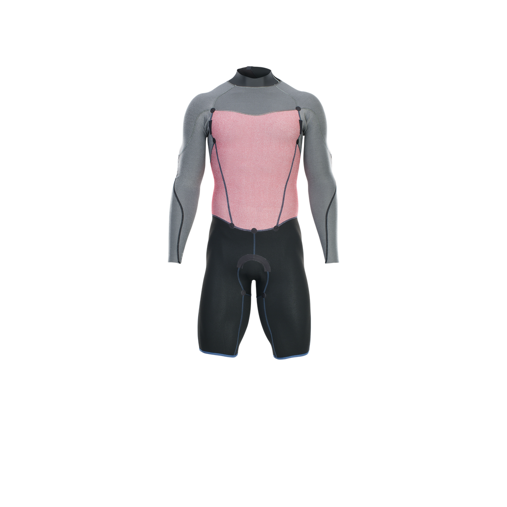 Men Wetsuit Element 2/2 Shorty Longsleeve Back Zip | ION Water