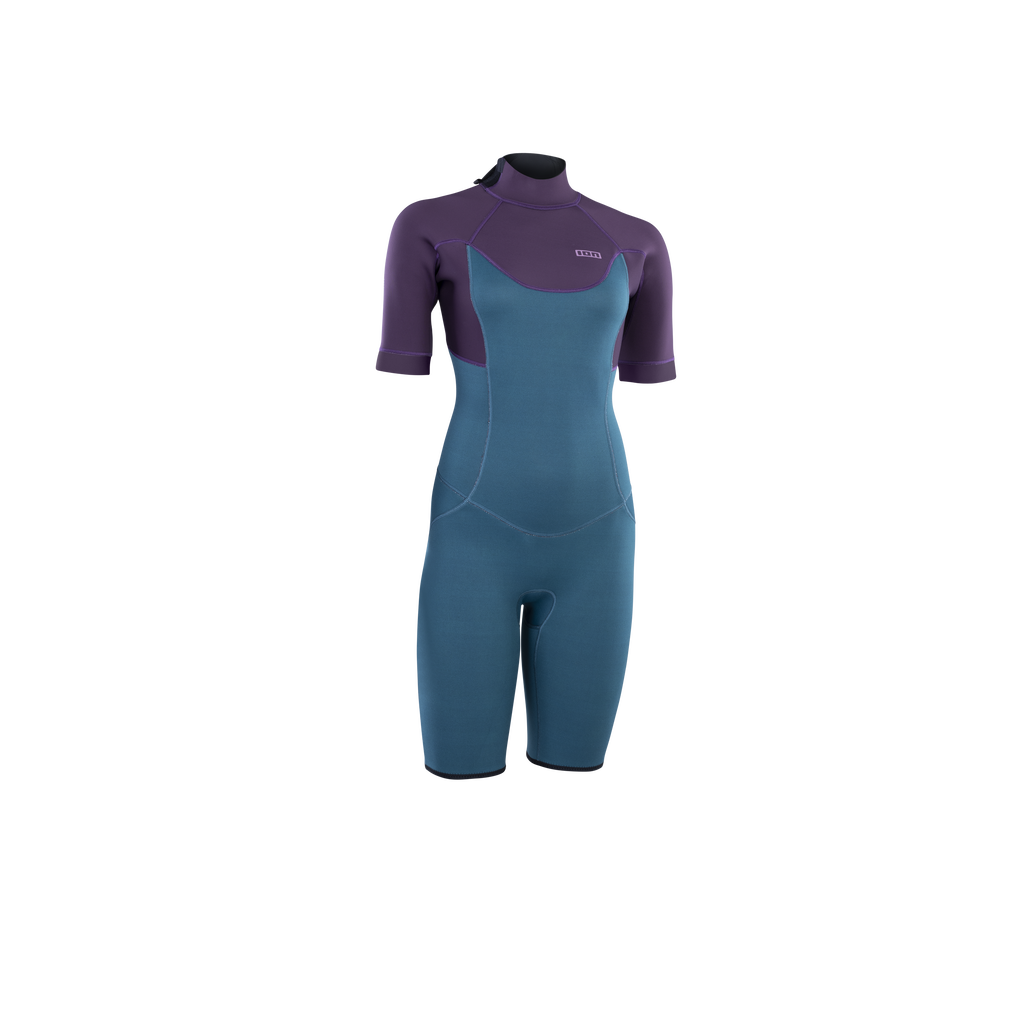 Women Wetsuit Element 2/2 Shorty Shortsleeve Back Zip | ION Water