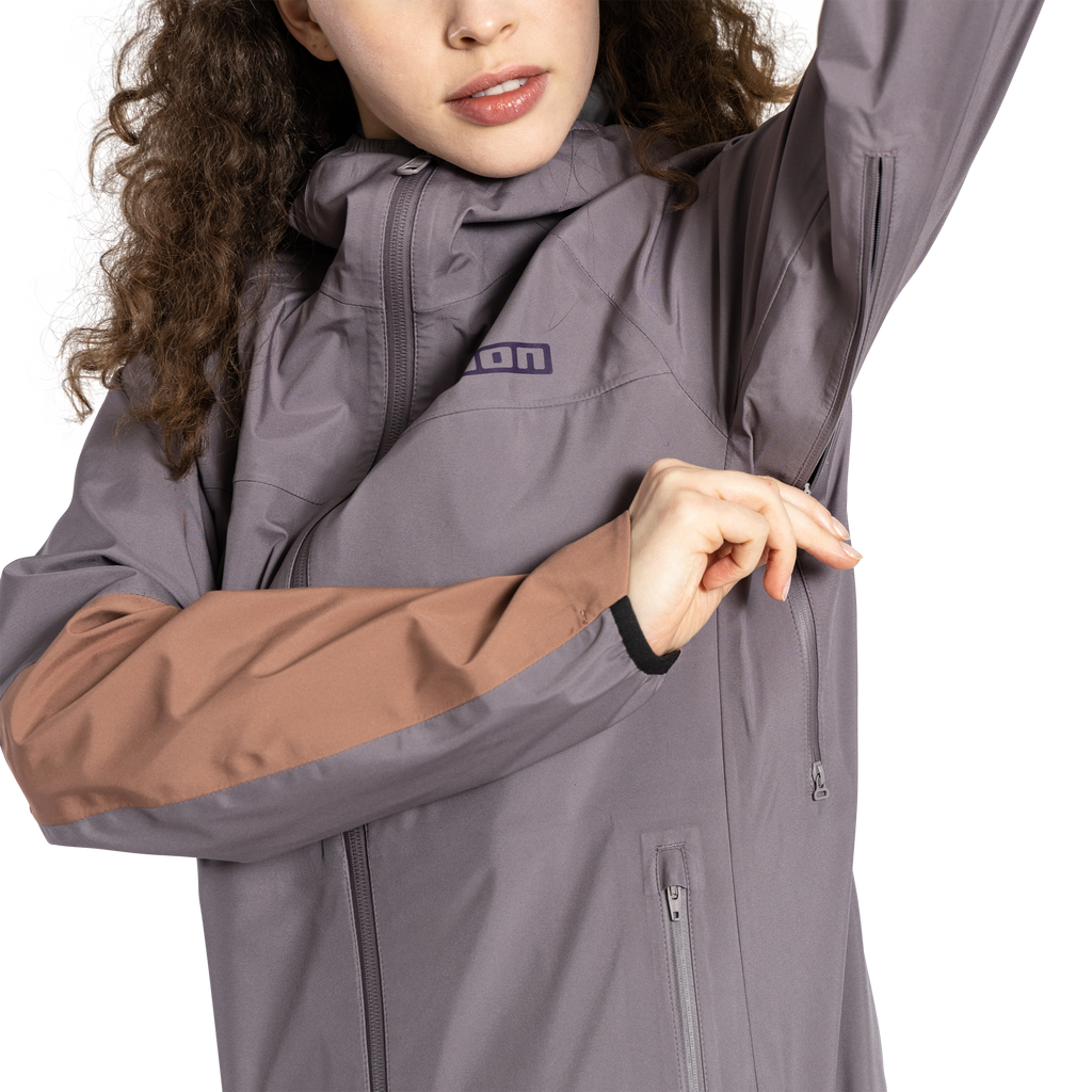 Buy women's Shelter Jacket 3L MTB jacket online | MTB clothing | ION shop